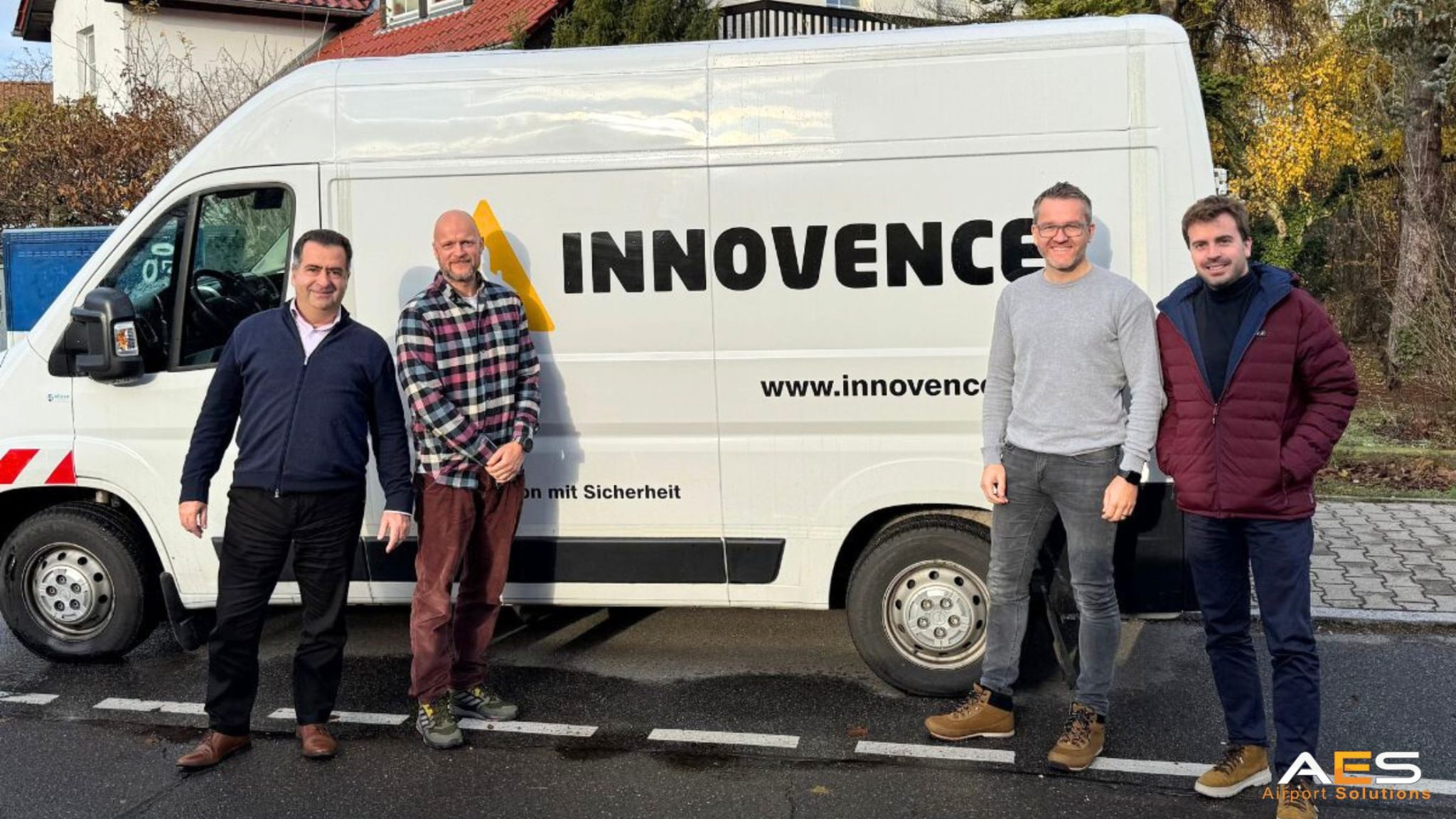 AES Airport Solutions Visits Innovence in Germany • AES-Europe